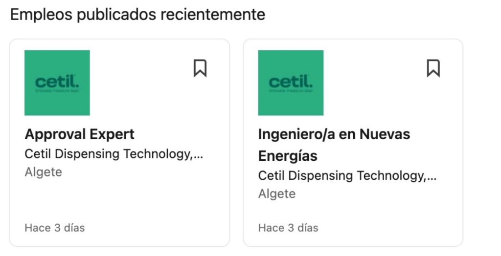 Ofertas para trabajar en Cetil Dispensing Technology